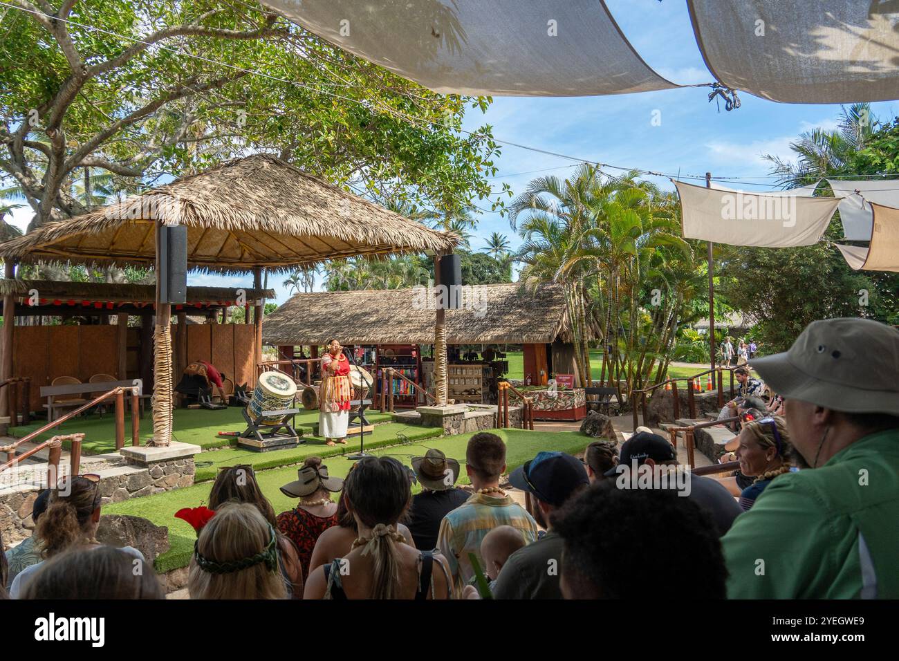 Polynesian cultural center Stock Photo - Alamy