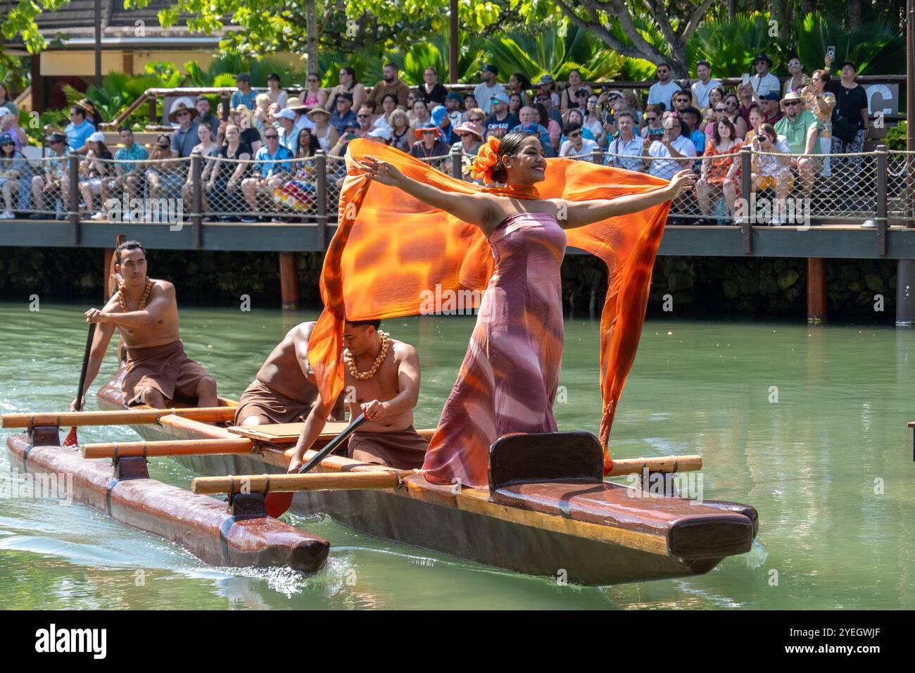 Polynesian cultural center Stock Photo - Alamy