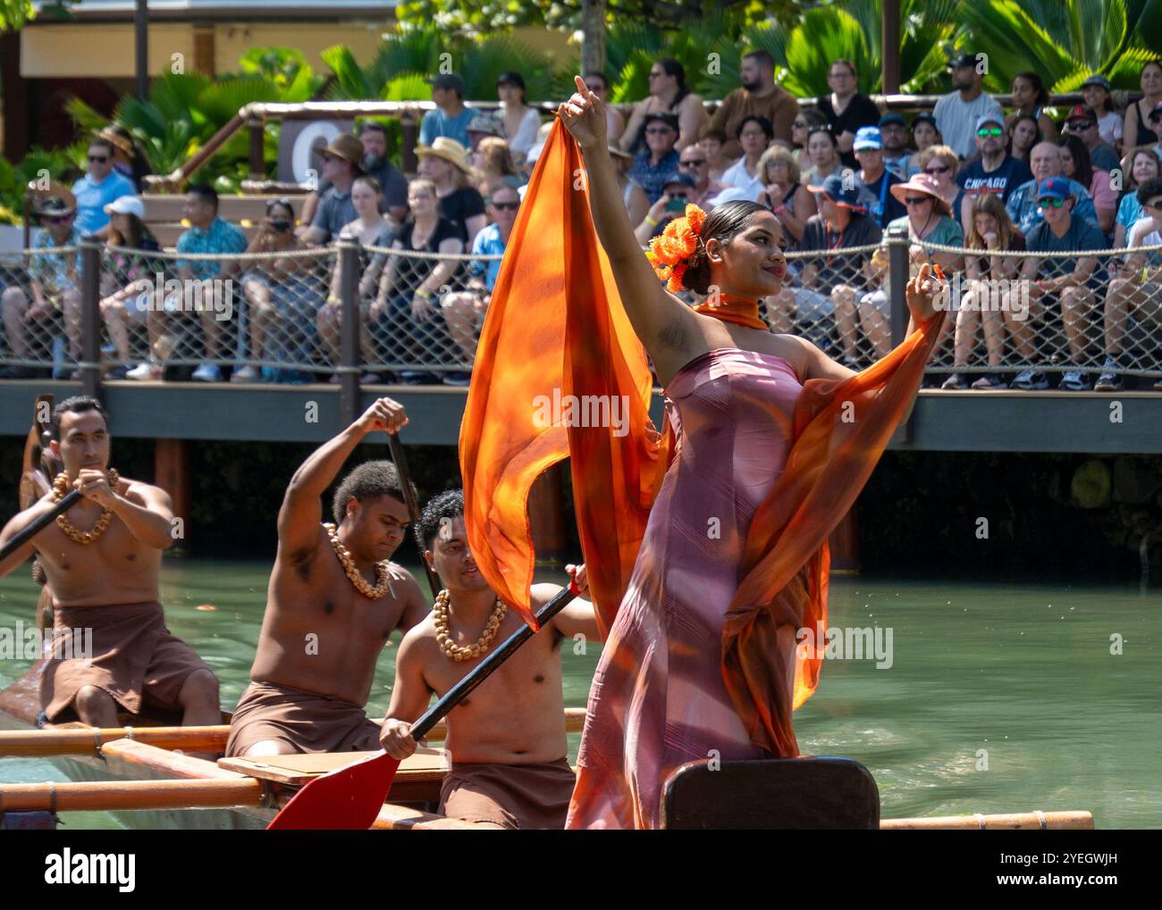Polynesian cultural center Stock Photo - Alamy