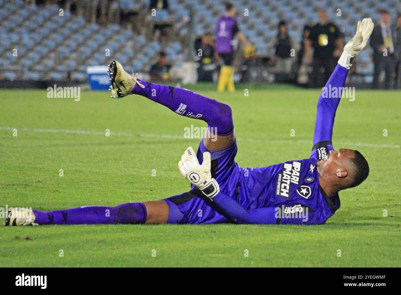 Montevideo, Uruguay. 30th Oct, 2024. Goalkeeper John Victor of Botafogo ...