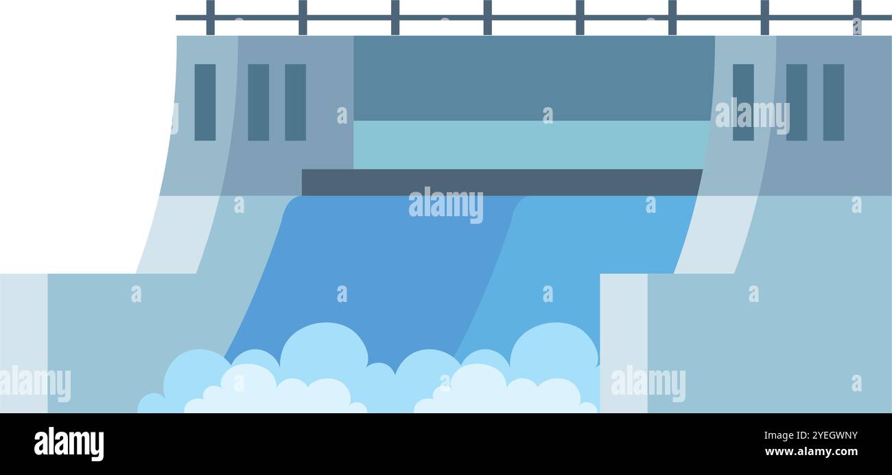 hydro renewable energy power station Stock Vector Image & Art - Alamy