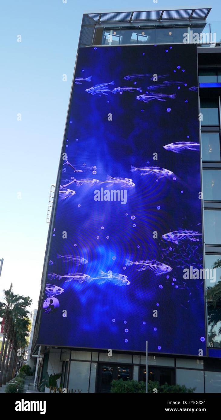 Los Angeles, California, USA 29th October 2024 Halloween Skeleton ...