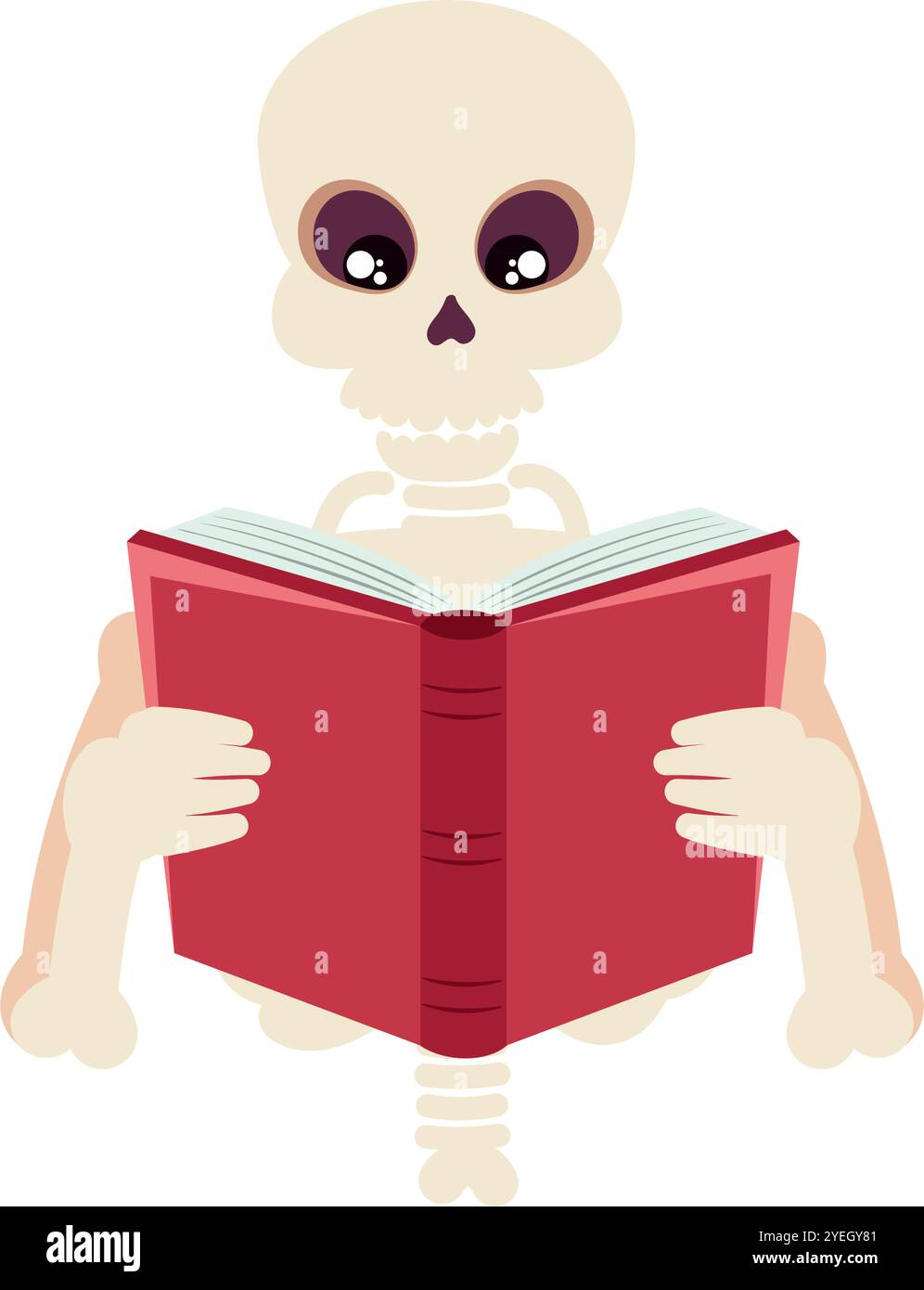 skeleton reading book Stock Vector Image & Art - Alamy