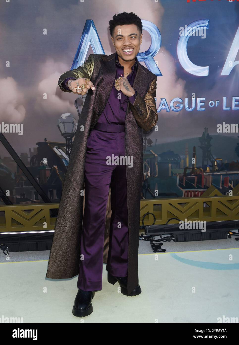 Hollywood, USA. 30th Oct, 2024. Reed Shannon arriving to the “Arcane ...