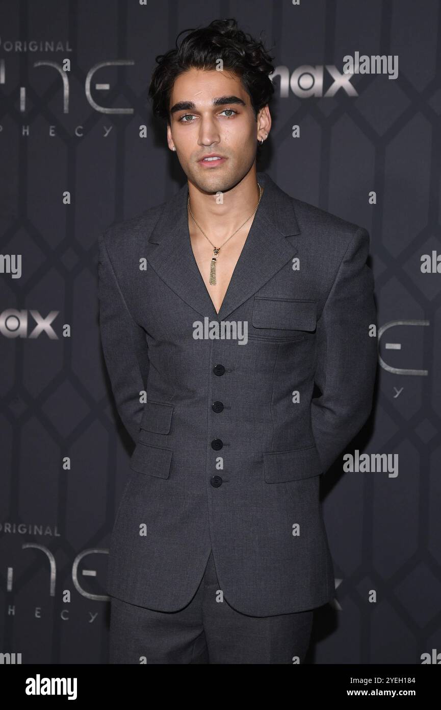 New York, USA. 30th Oct, 2024. Josh Heuston attends HBO's 'Dune ...
