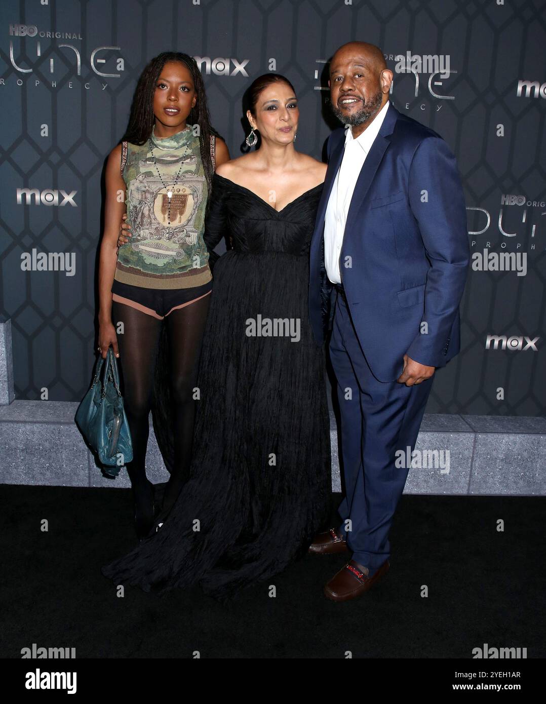 New York City, USA. 30th Oct, 2024. True Whitaker, Tabu and Forest ...