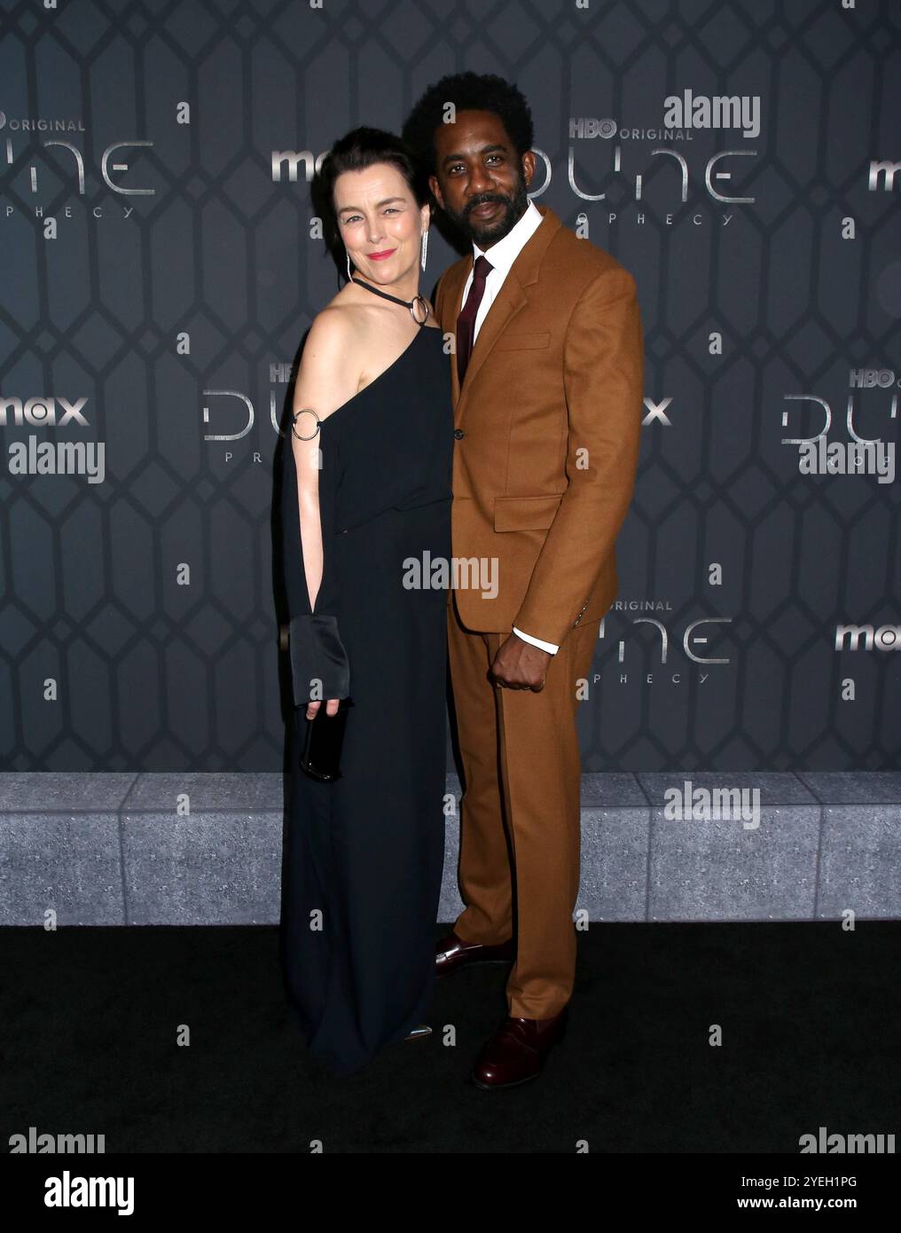 New York City, USA. 30th Oct, 2024. Olivia Williams and Rhashan Stone ...