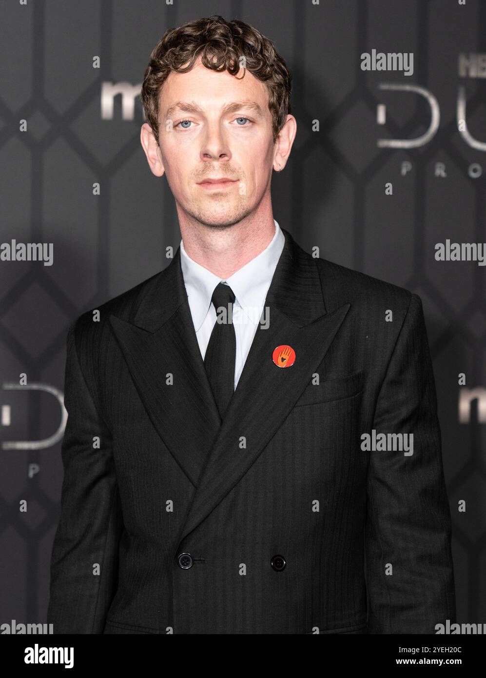 New York, NY, USA, 30 October, 2024: Edward Davis attends premiere of ...