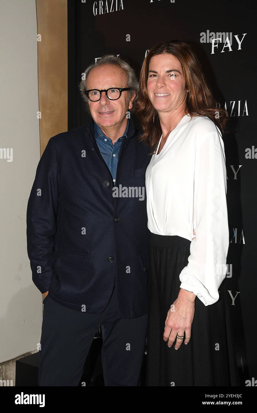Rome, Fay Boutique Presentation of the New Cover "Fay Grazia", In the ...