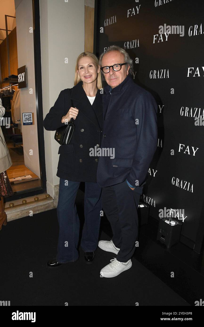Rome, Fay Boutique Presentation of the New Cover "Fay Grazia", In the ...