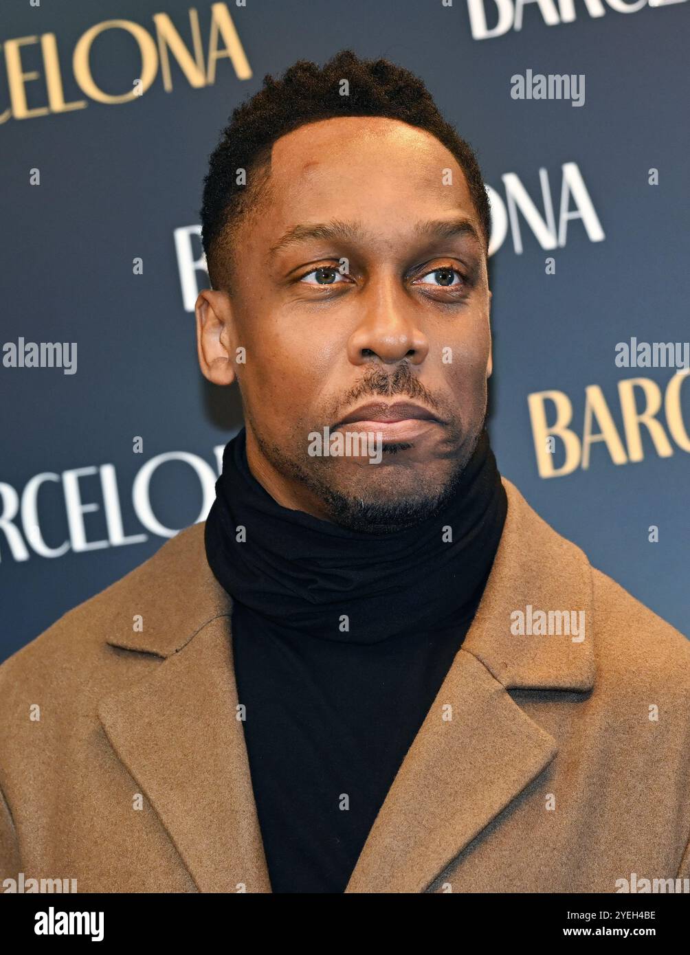 LONDON, ENGLAND: 30th October 2024: Lemar attends 'Barcelona' play gala ...