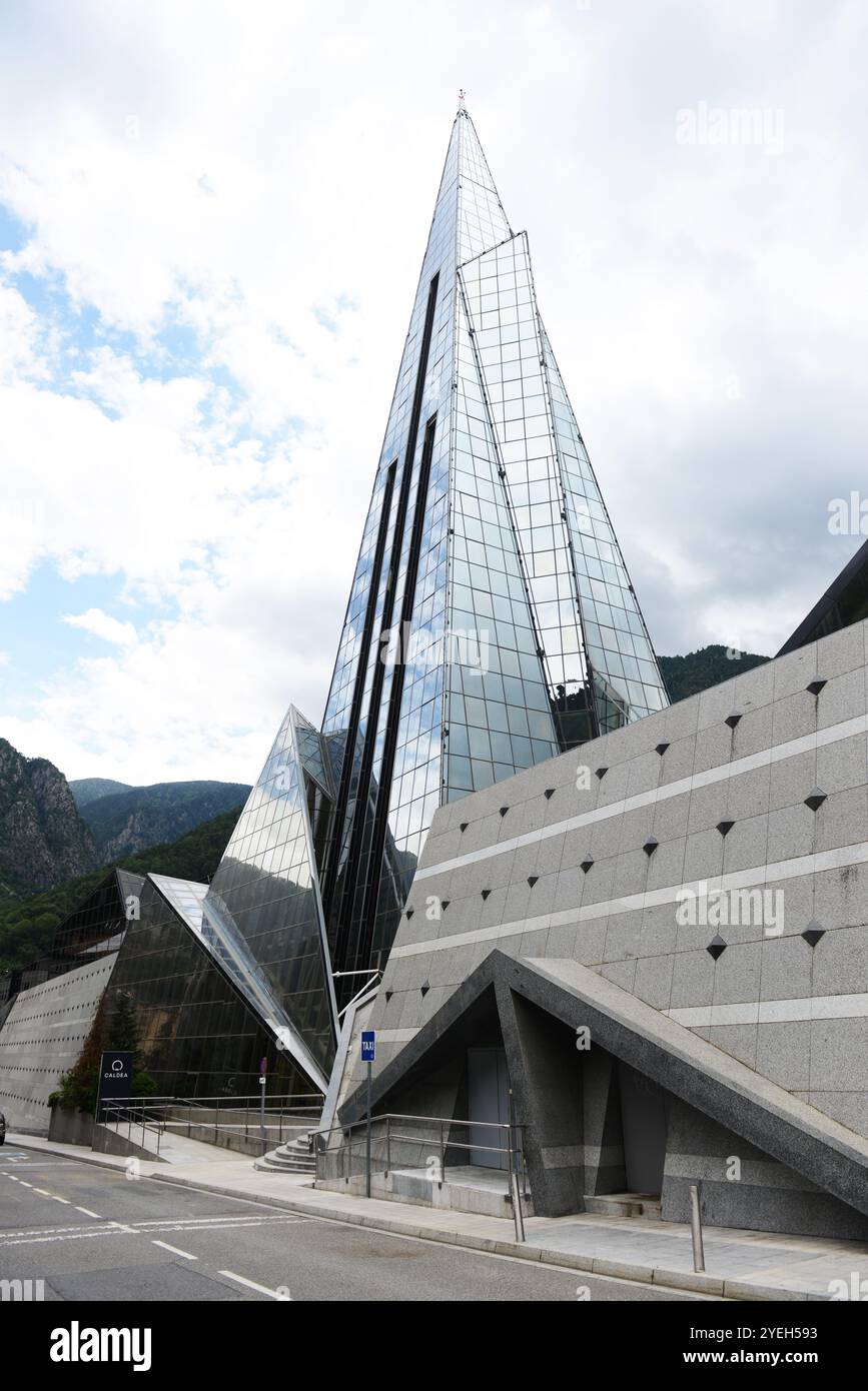 The Caldea Spa in Andorra la Vella, Andorra Stock Photo - Alamy