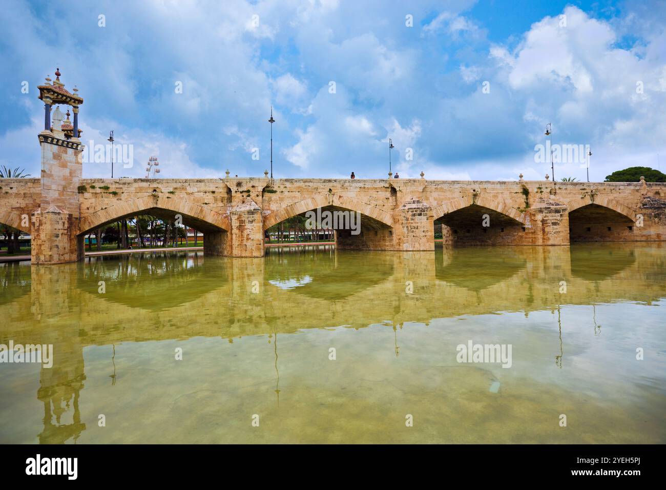 Puente del Real bridge, Valencia, Comunidad Valencia, Spain, Europe ...