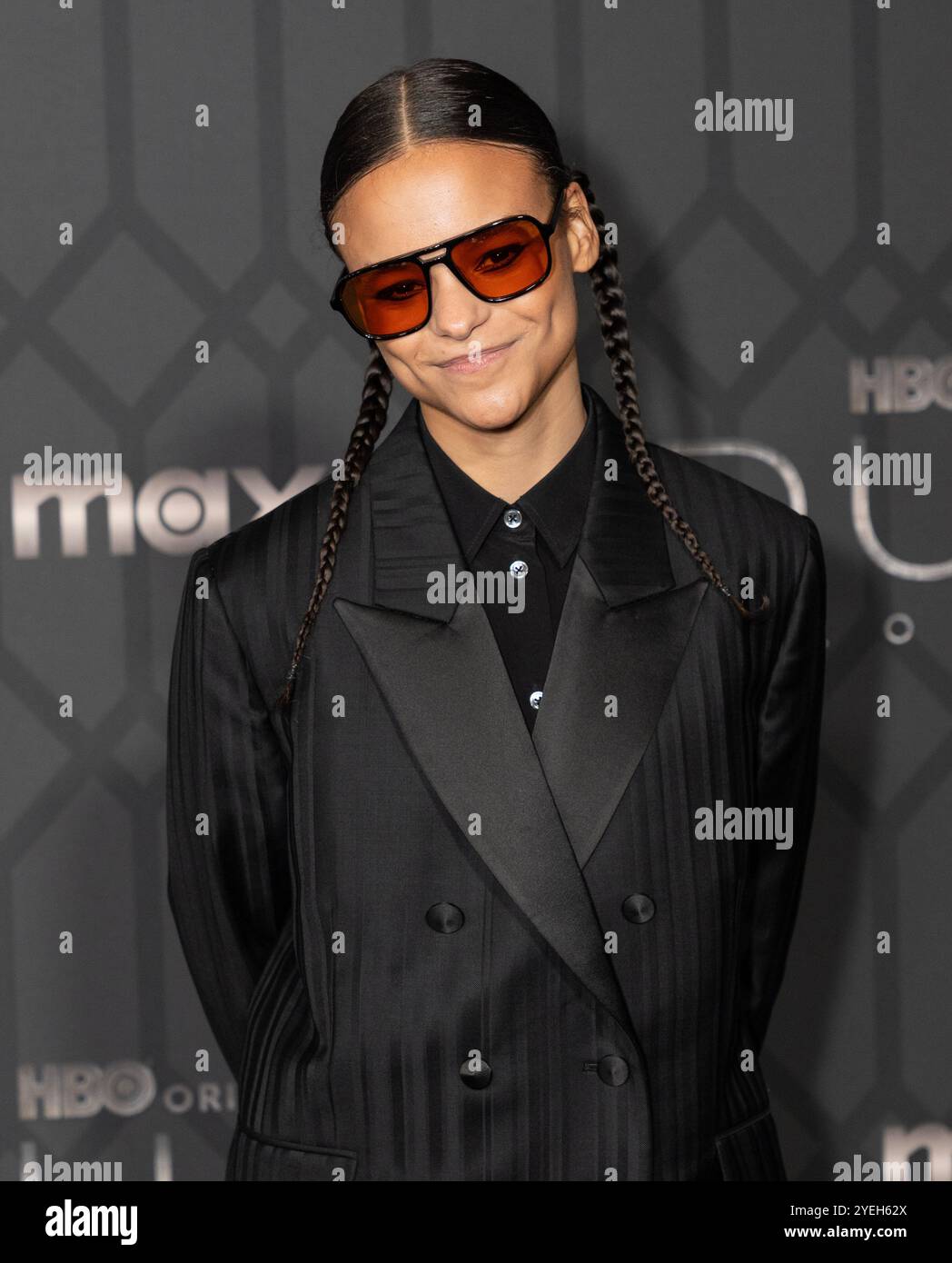 New York, USA. 30th Oct, 2024. Chloe Lea attends premiere of HBO ...