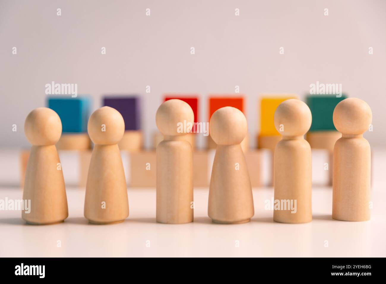 Design of wooden background highlighted team's commitment to diversity ...