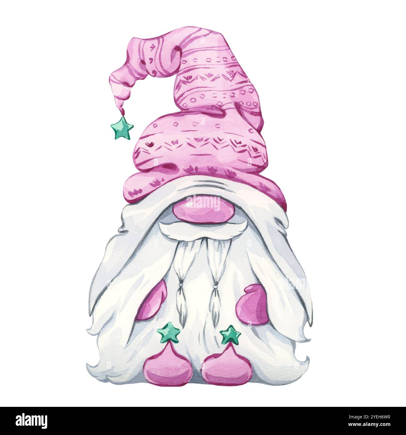 New year background gnome Cut Out Stock Images & Pictures - Alamy