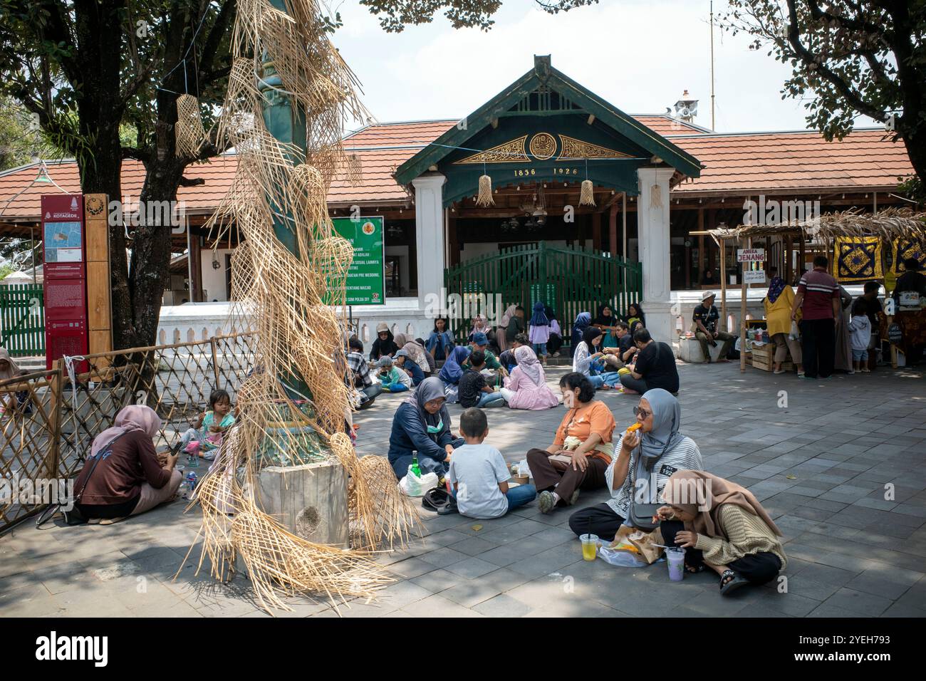Yogyakarta-Indonesia, September 21, 2024: Tourists and visitors in ...