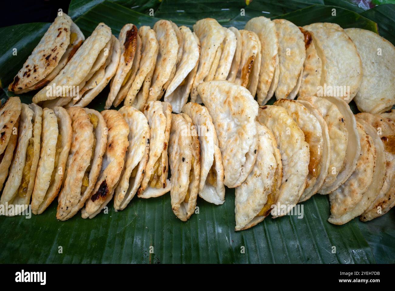 Ledre, a traditional food from Java, Indonesia made from rice flour and ...