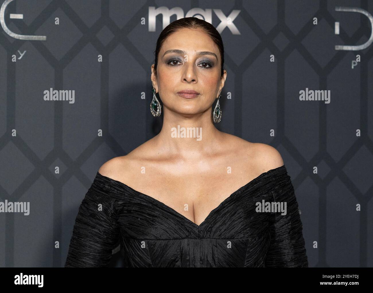 New York, NY, USA, 30 October, 2024: Tabu wearing dress by Abu Jani ...