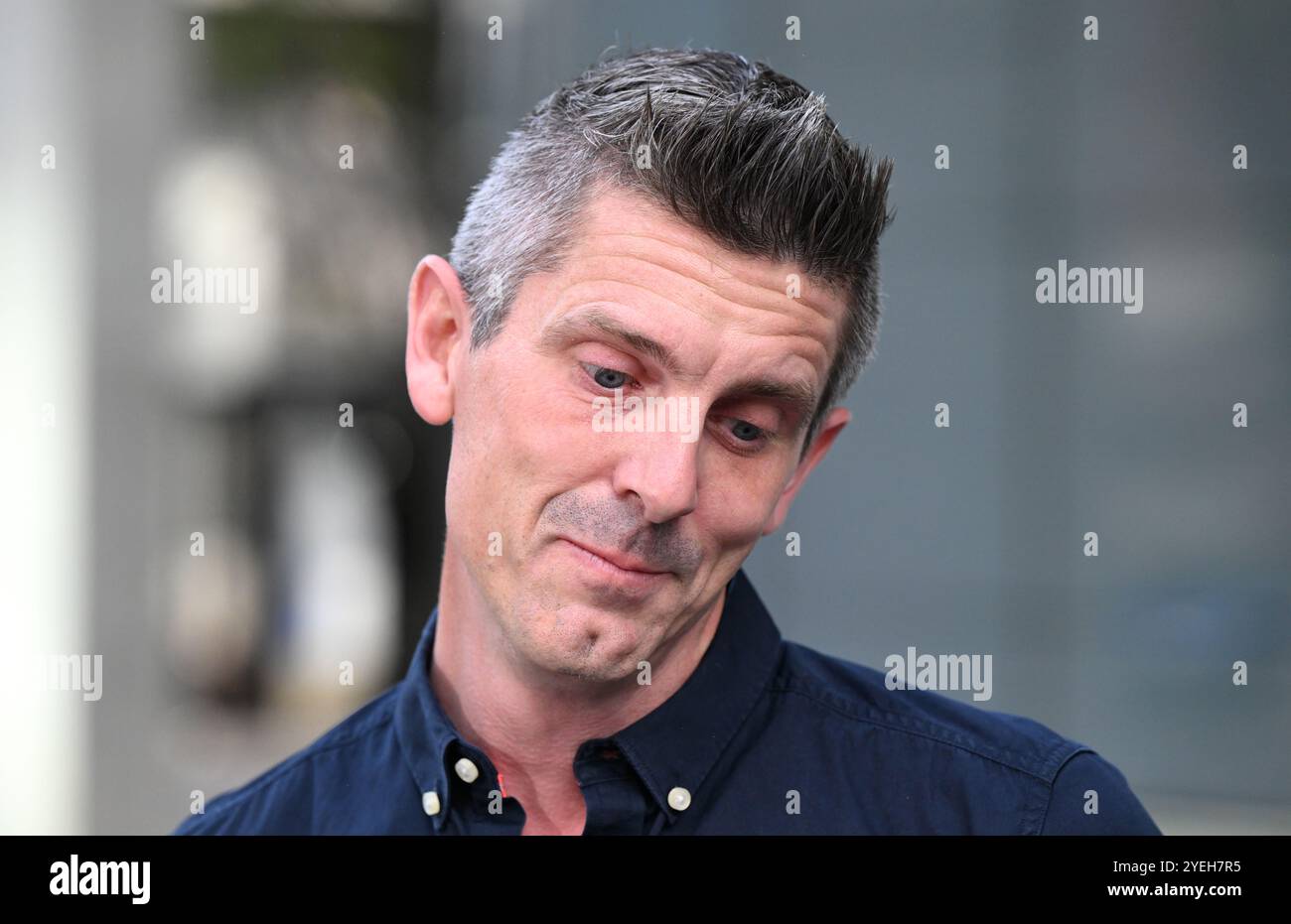 Brisbane, Australia. 31st Oct, 2024. Lee Lovell, husband of victim Emma ...