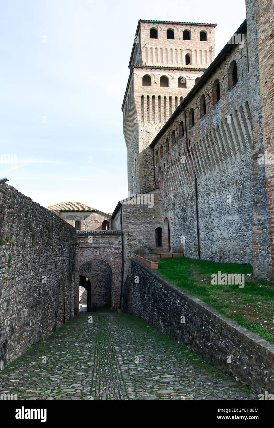 Torrechiara castle in Parma. Italy. Some scenes from the movie ...