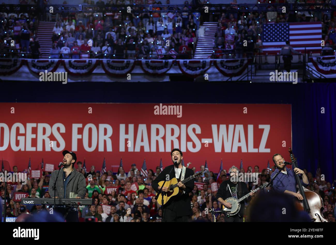 Madison. 31st Oct, 2024. MUMFORD & SONS performed several musical ...