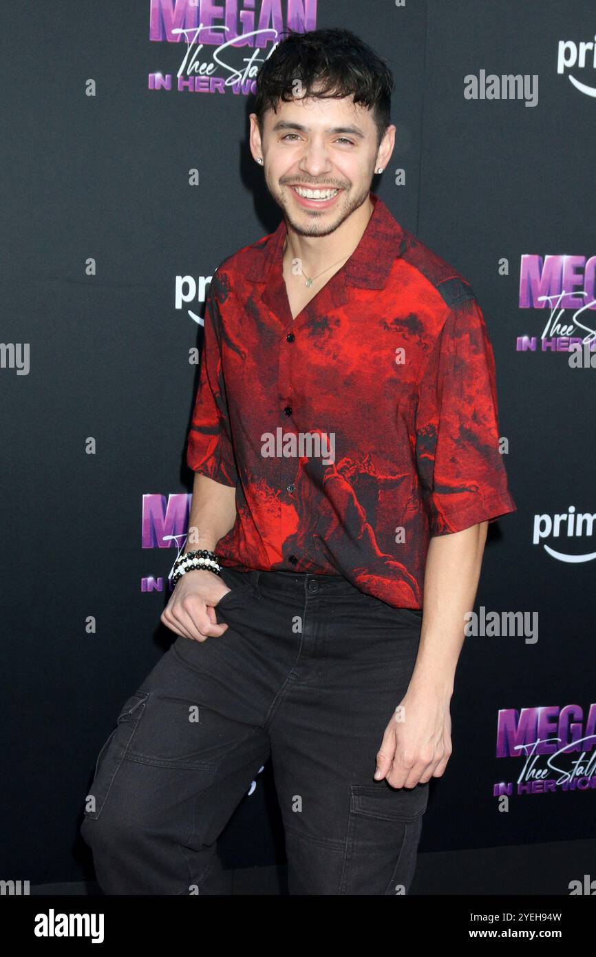 Los Angeles, USA. 30, October, 2024. Pictured left to right, David ...