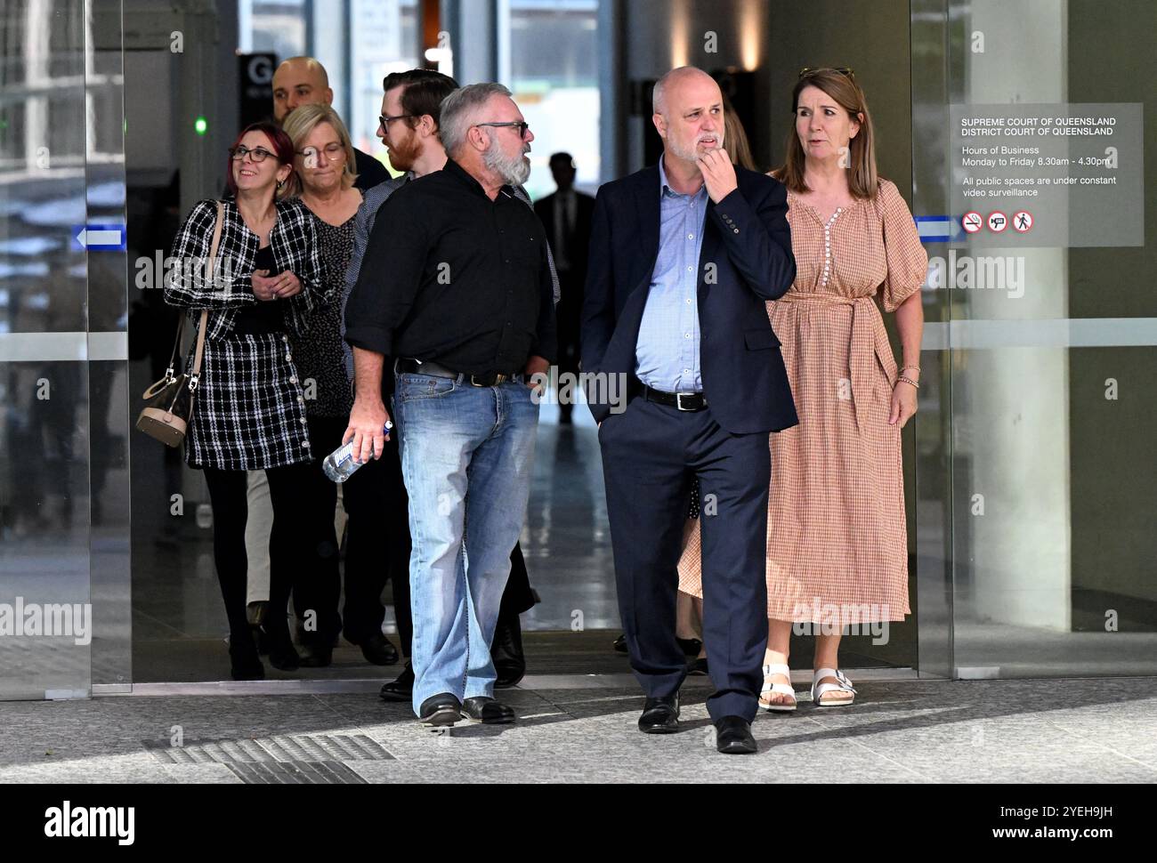 Family members and friends of manslaughter victim Lachlan James ...