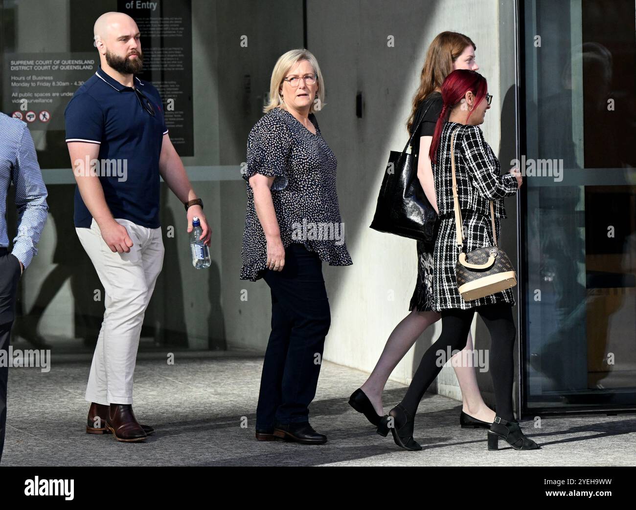 Family members and friends of manslaughter victim Lachlan James ...