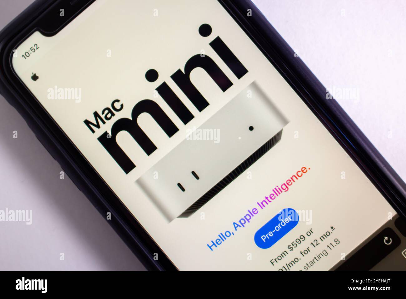 New Mac Mini (2024) website. Latest Mac Mini model has been downsized ...