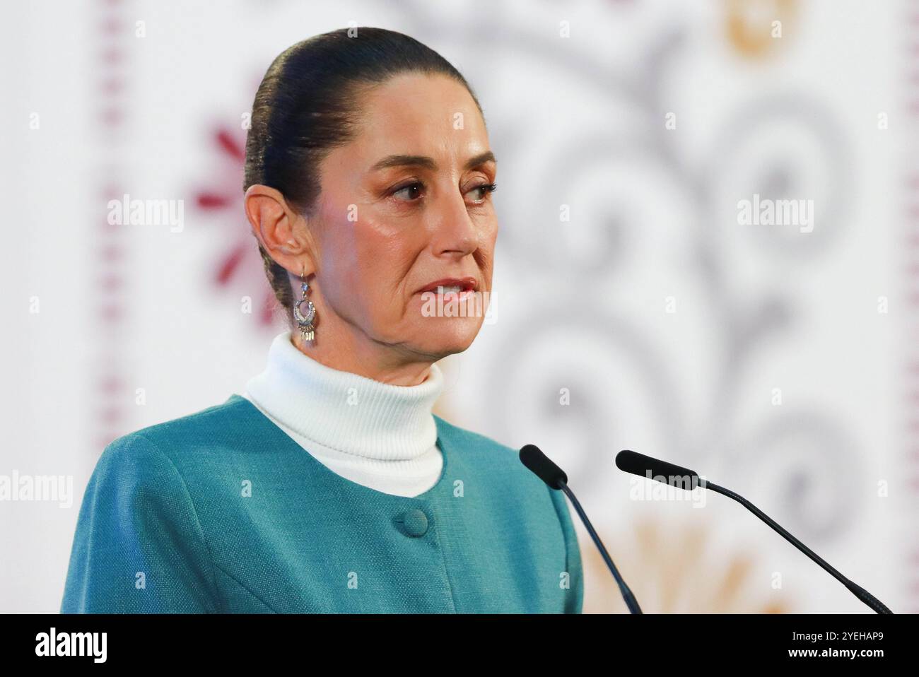 Mexicos President Claudia Sheinbaum Briefing Conference Mexicos ...