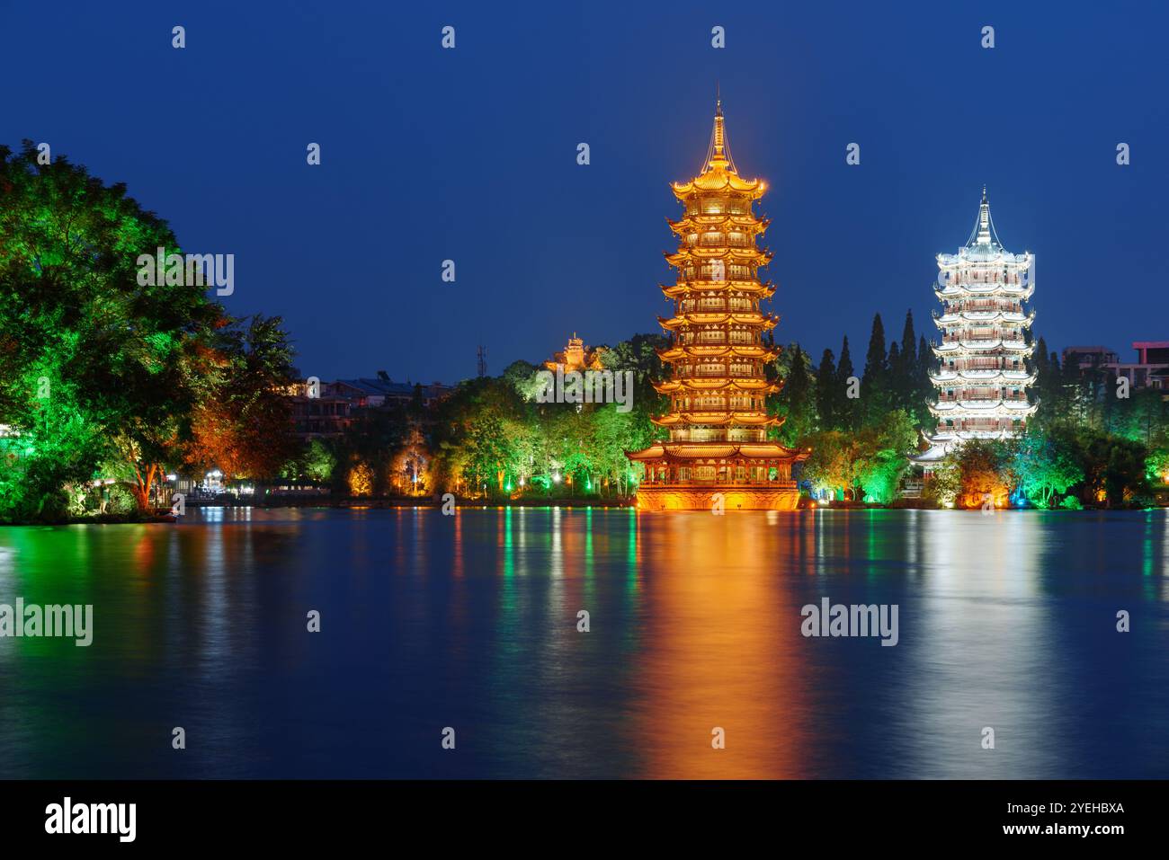 Beautiful landscape river ancient pagodas hi-res stock photography and ...