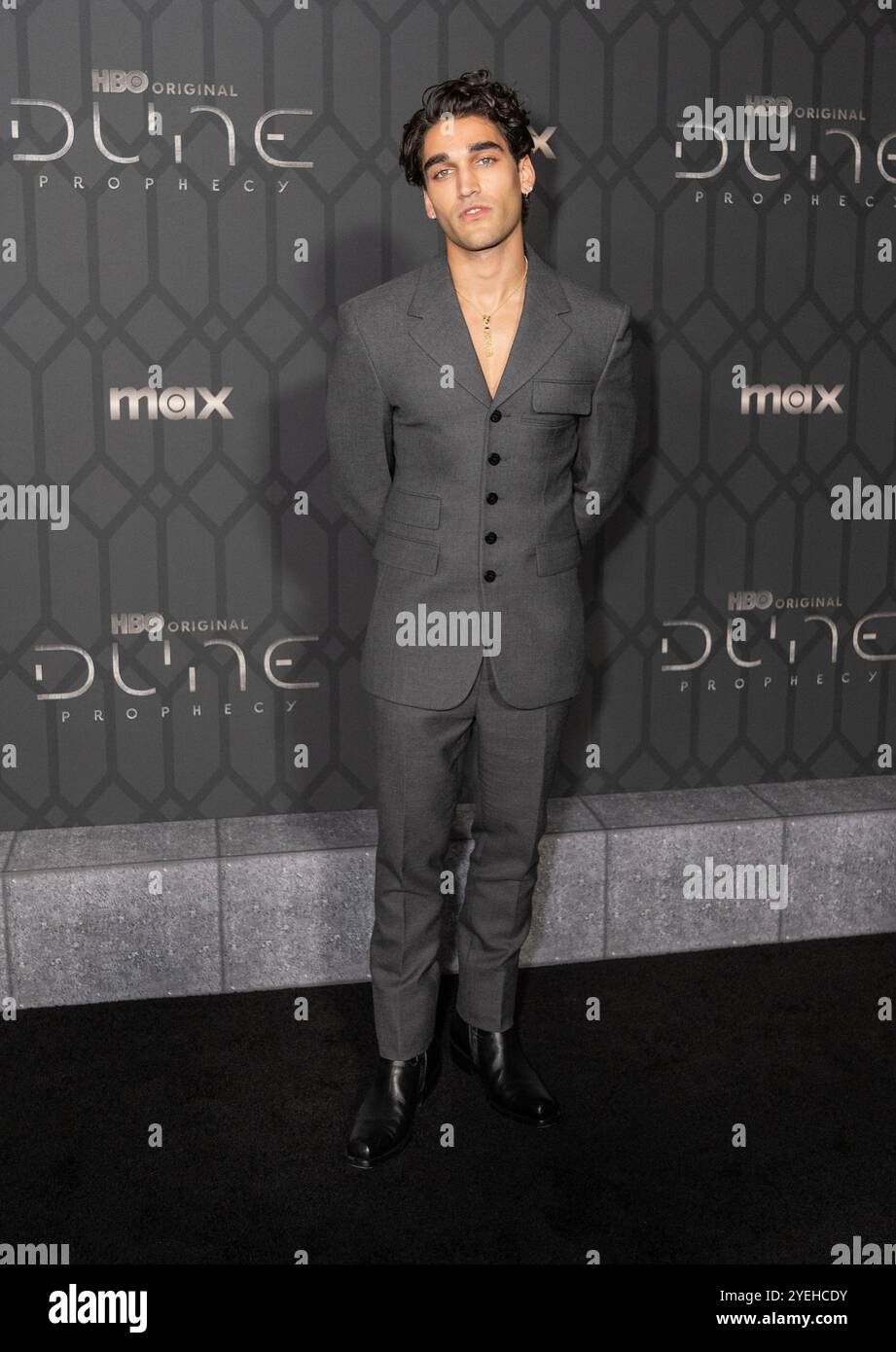 New York, USA. 30th Oct, 2024. Josh Heuston attends premiere of HBO ...