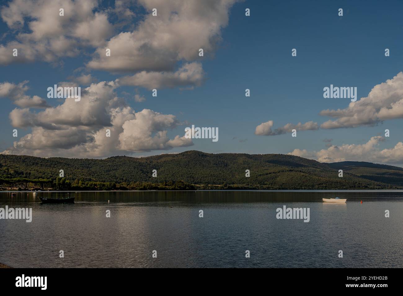 Lake Bracciano, originally called Lake Sabatino, is a lake that fills a ...