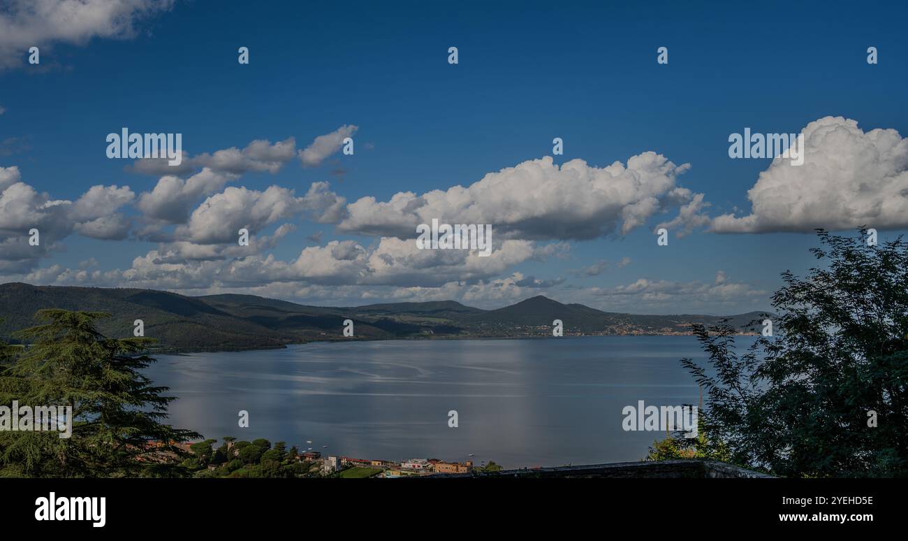 Lake Bracciano, originally called Lake Sabatino, is a lake that fills a ...