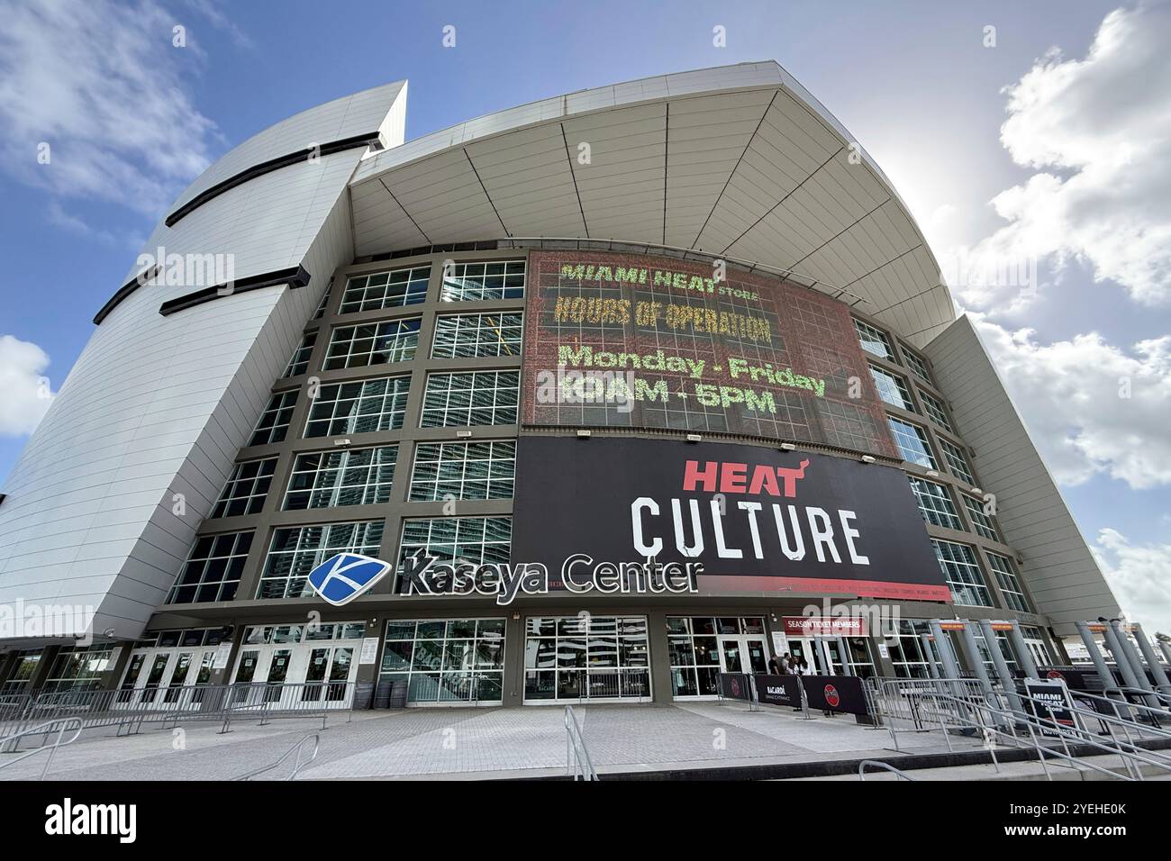 A general overall view of the Kaseya Center, Wednesday, Oct. 30, 2024 ...