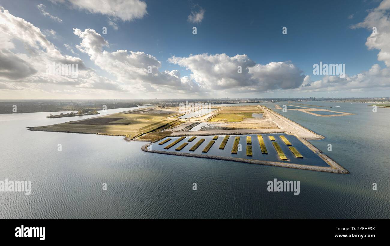 Amsterdam’s Strandeiland, an artificial island under development in ...