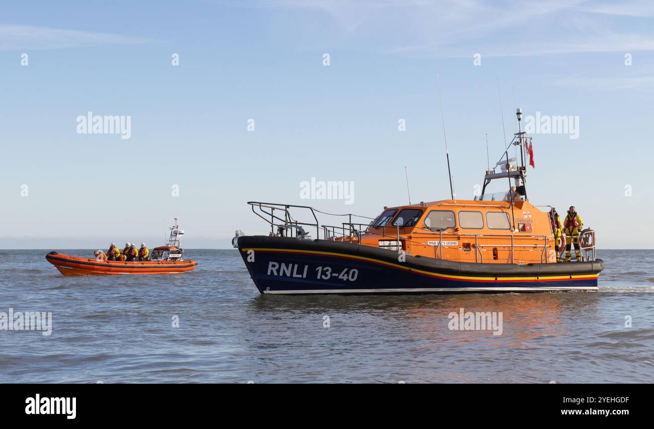 The Shannon Class RNLI relief Lifeboat, Eric's Legend and the Atlantic ...