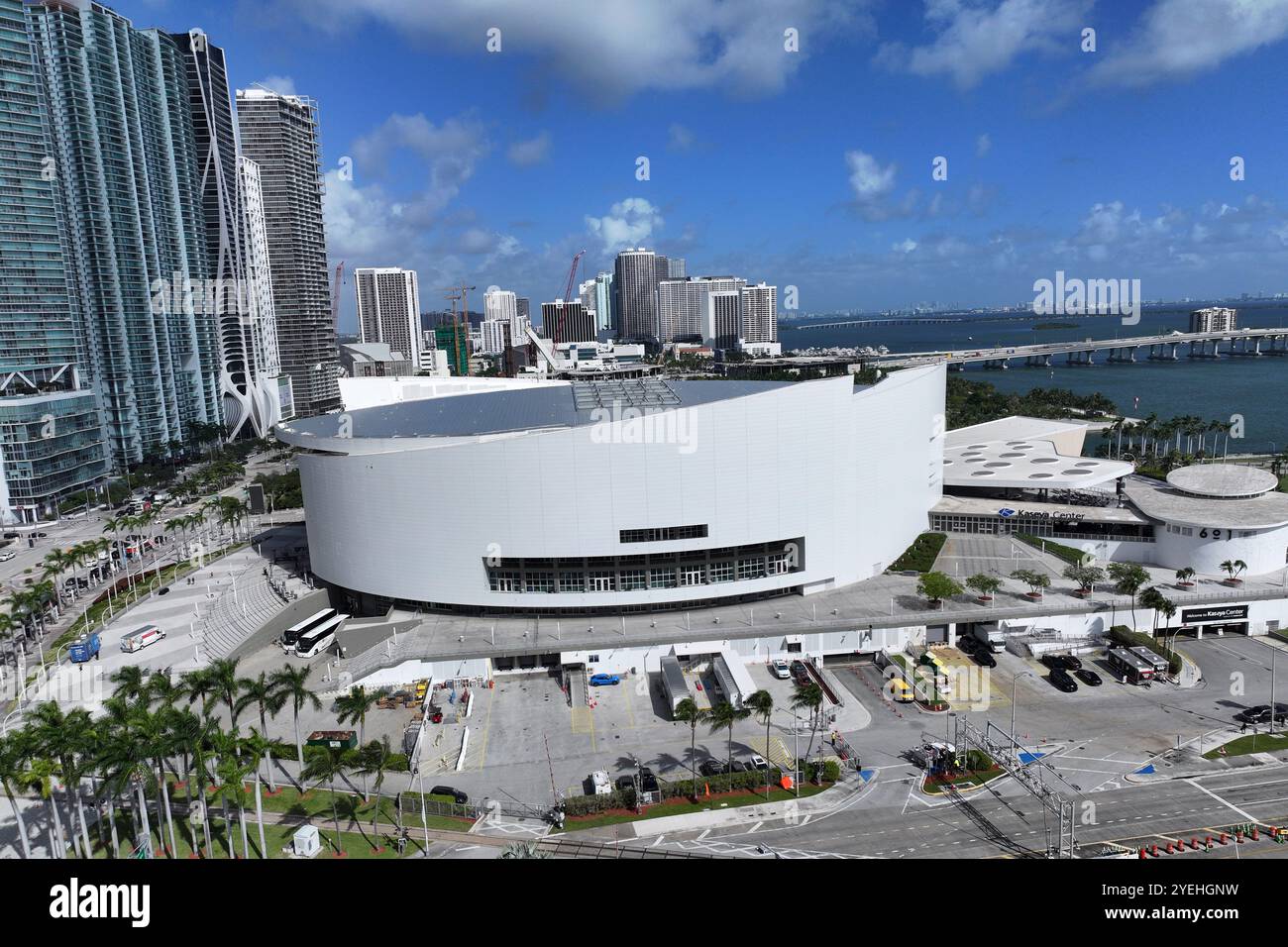 Miami, United States. 30th Oct, 2024. A general overall aerial view of ...