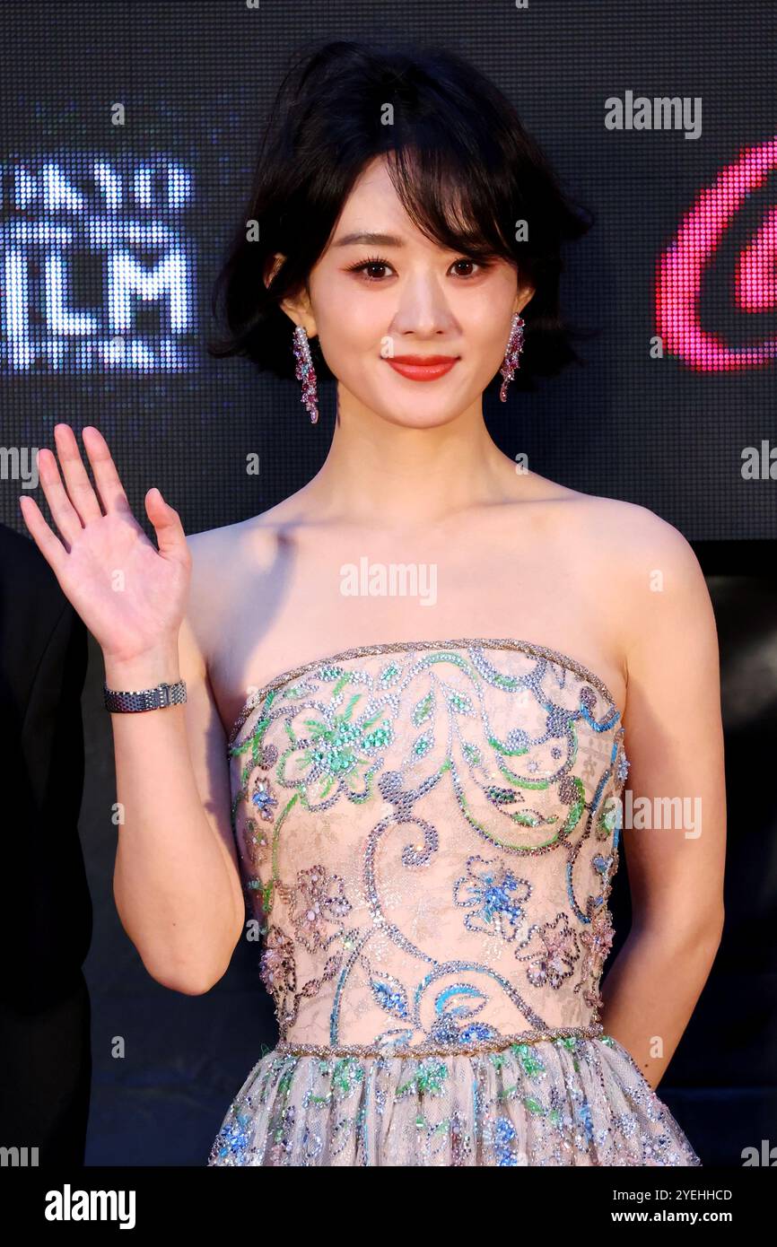 October 28, 2024. 28th Oct, 2024. Zhao Liying, October 28, 2024 - The 37th Tokyo International ...