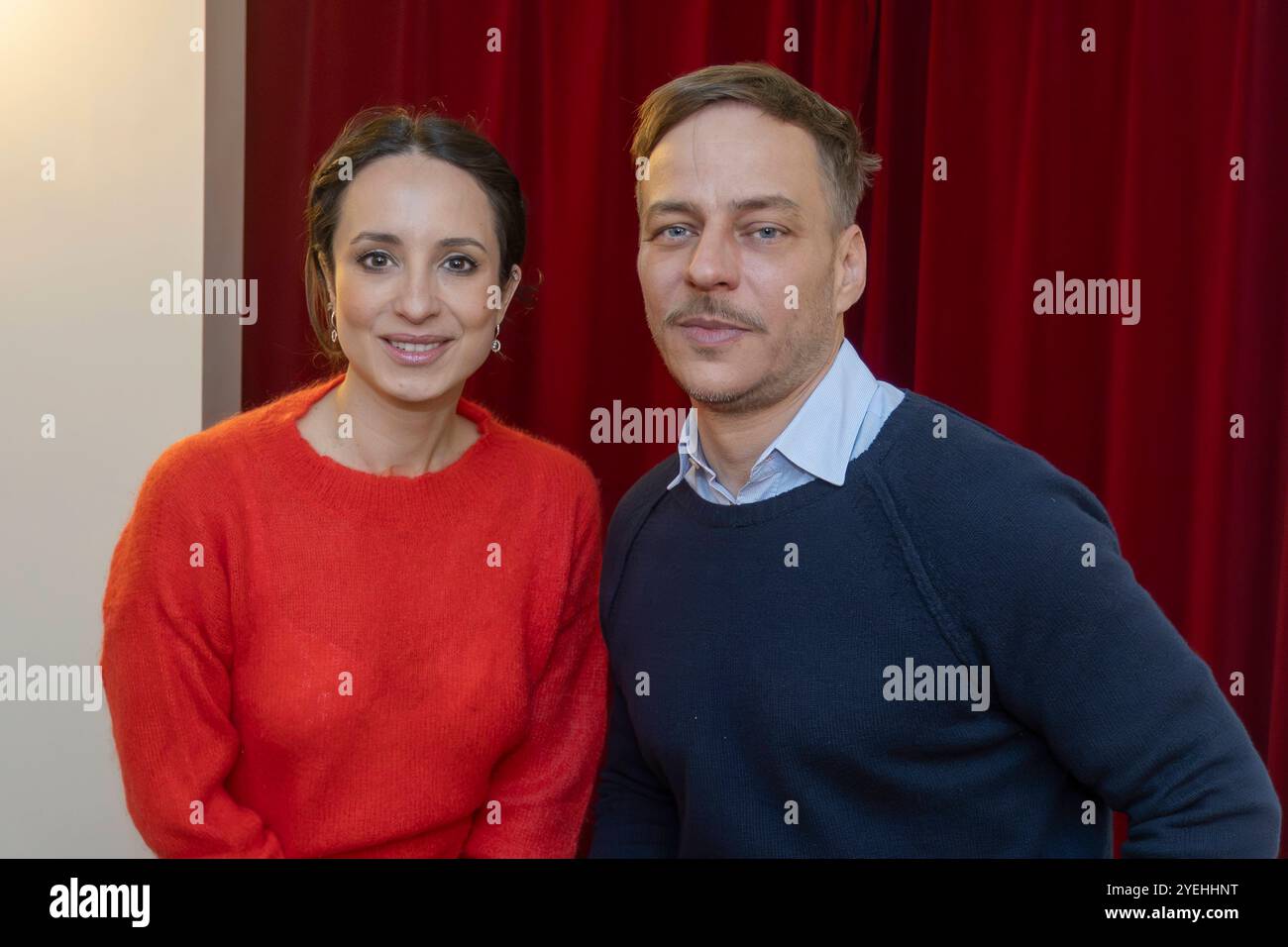 Die Dresdner Schauspieler Stephanie Stumph und Tom Wlaschiha moderieren ...