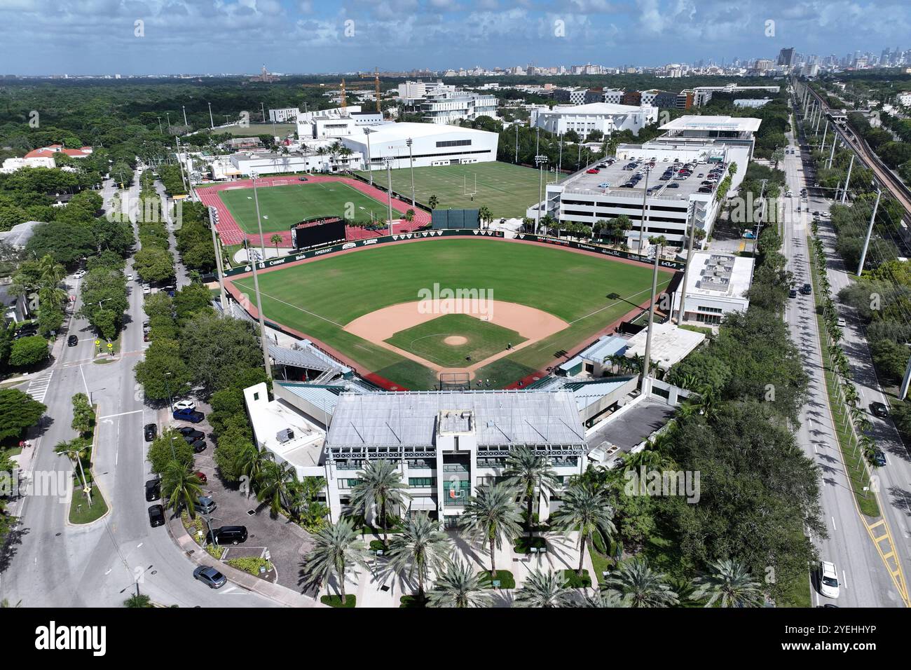 Coral Gables, United States. 30th Oct, 2024. A general overall aerial ...