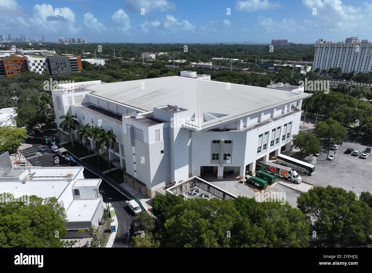 Coral Gables, United States. 30th Oct, 2024. A general overall aerial ...