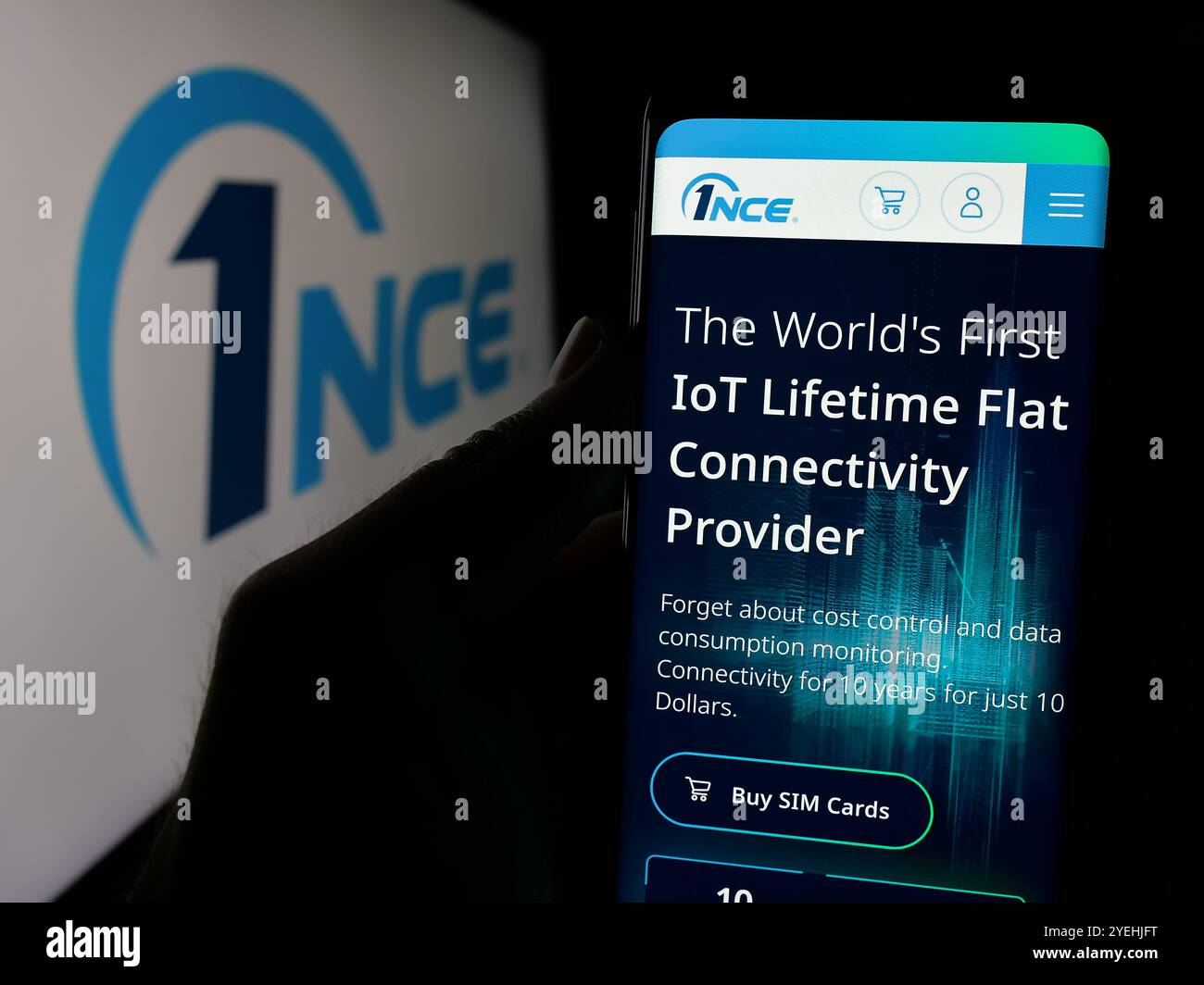 1nce logo hi-res stock photography and images - Alamy