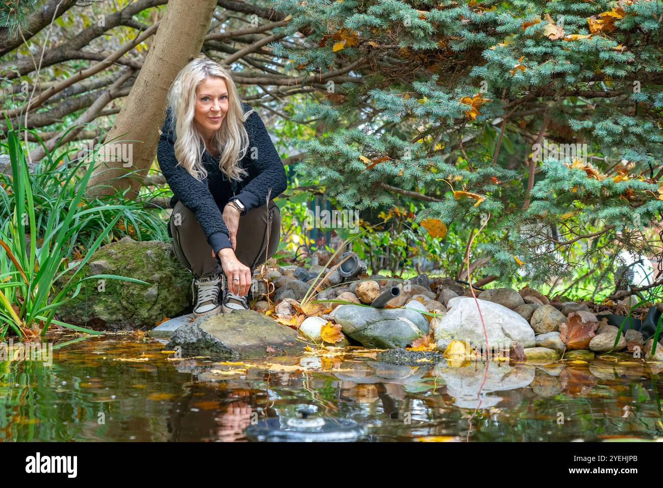 Simone Lugner at home in the Lugner Villa (foundation) in Vienna ...