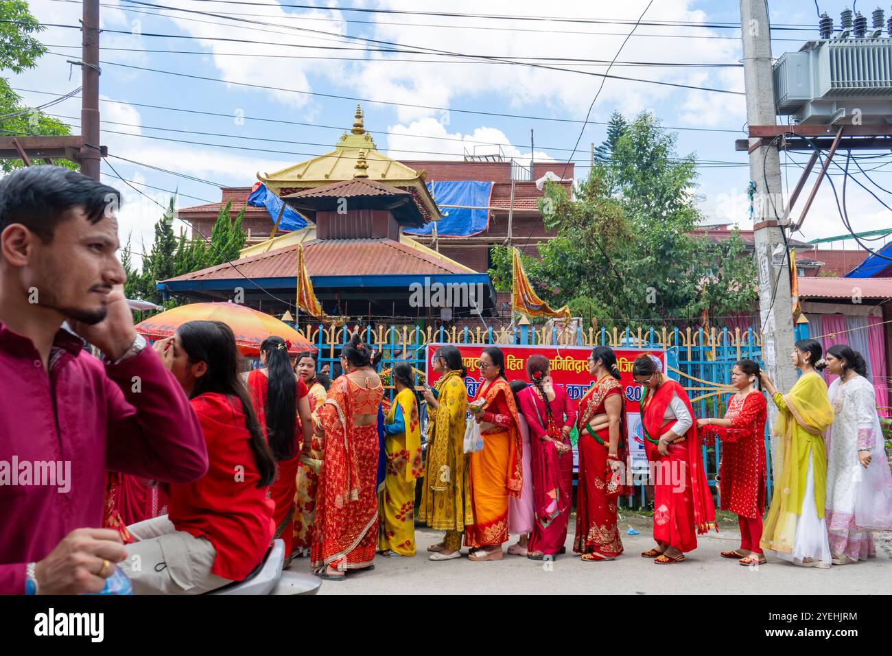 Kathmandu, Nepal - September 06, 2024 : Nepali Hindu Festival Teej ...