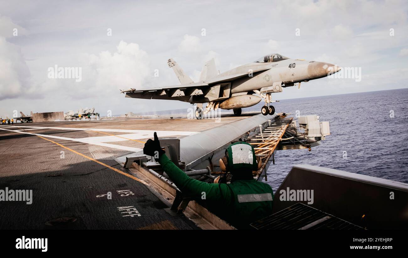 An F/A-18E Super Hornet, attached to the Dambusters of Strike Fighter ...