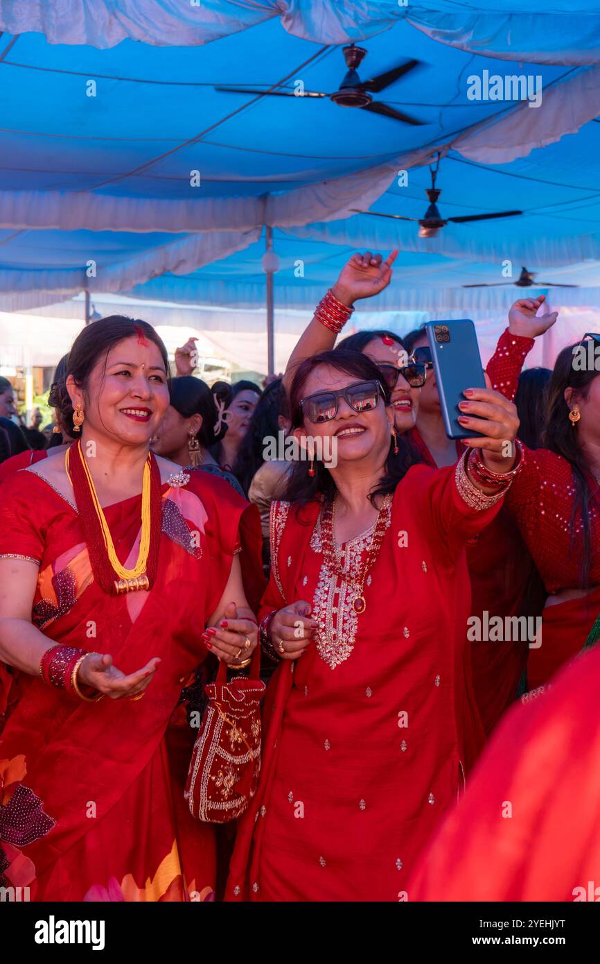 Kathmandu, Nepal - September 06, 2024 : Nepali Hindu Festival Teej ...