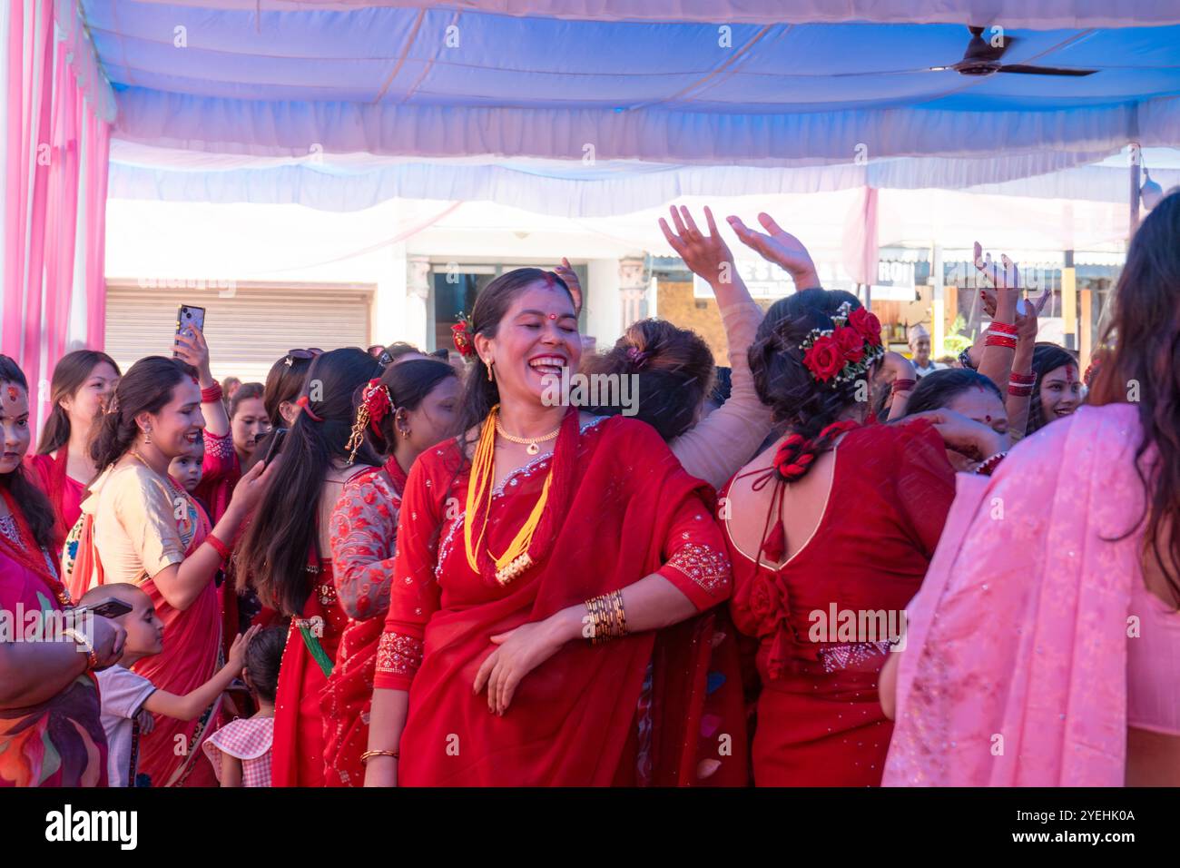 Kathmandu, Nepal - September 06, 2024 : Nepali Hindu Festival Teej ...