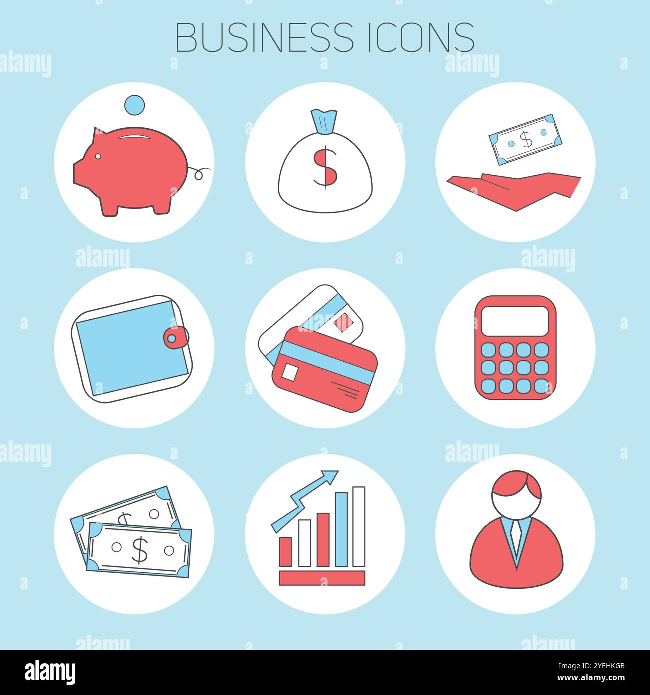 Business icons vector illustration Stock Vector Image & Art - Alamy
